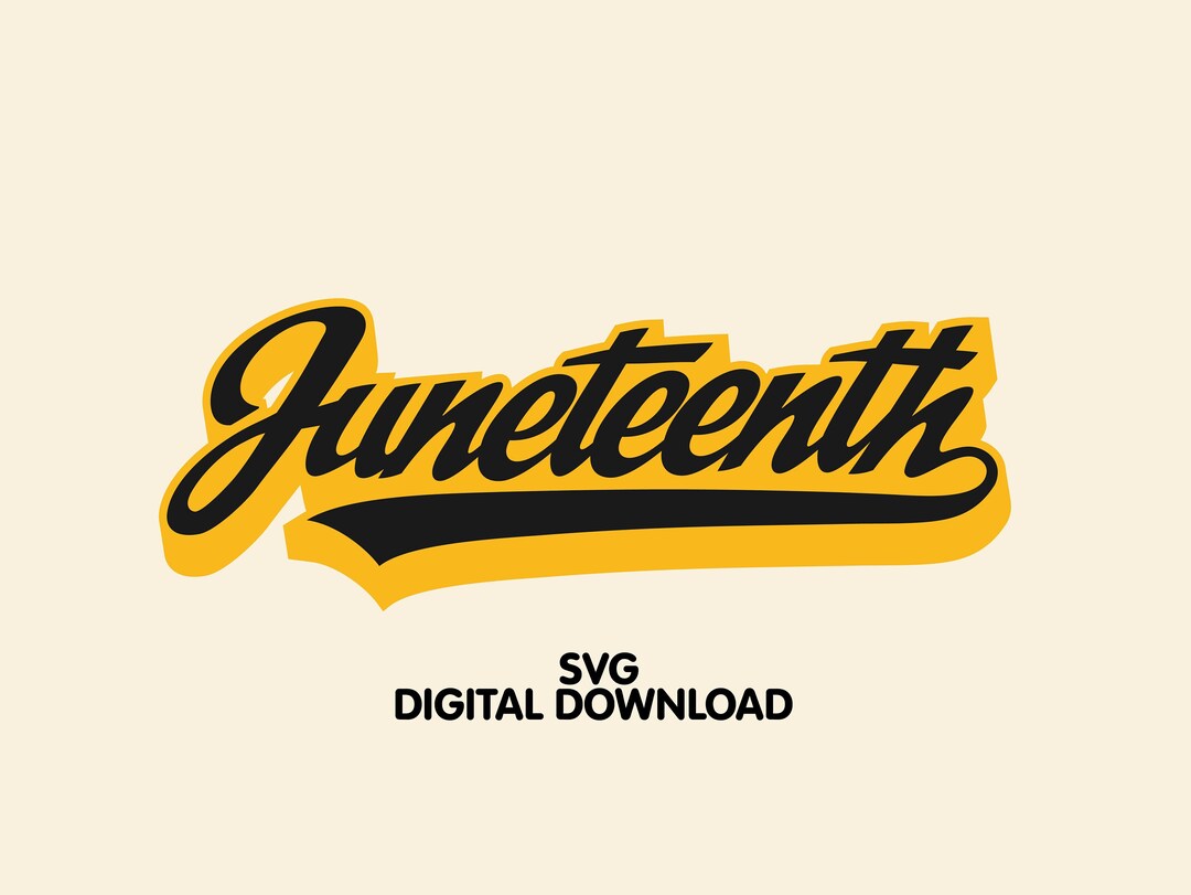 Juneteenth SVG, Juneteenth Script - Etsy