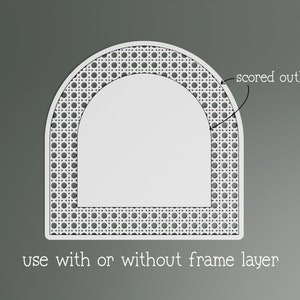 Cane Webbing Backer Svg, Rattan Webbing Laser File, Arch Backing Svg - Etsy