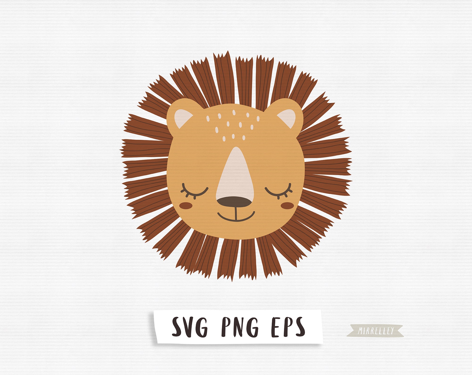 Boho Safari Animal Svg Lion Svg File for Cricut Boho Baby - Etsy