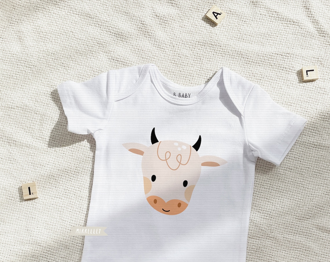 Baby Farm Animal Svg Cute Animal Svg File for Cricut Farm Clipart Png ...