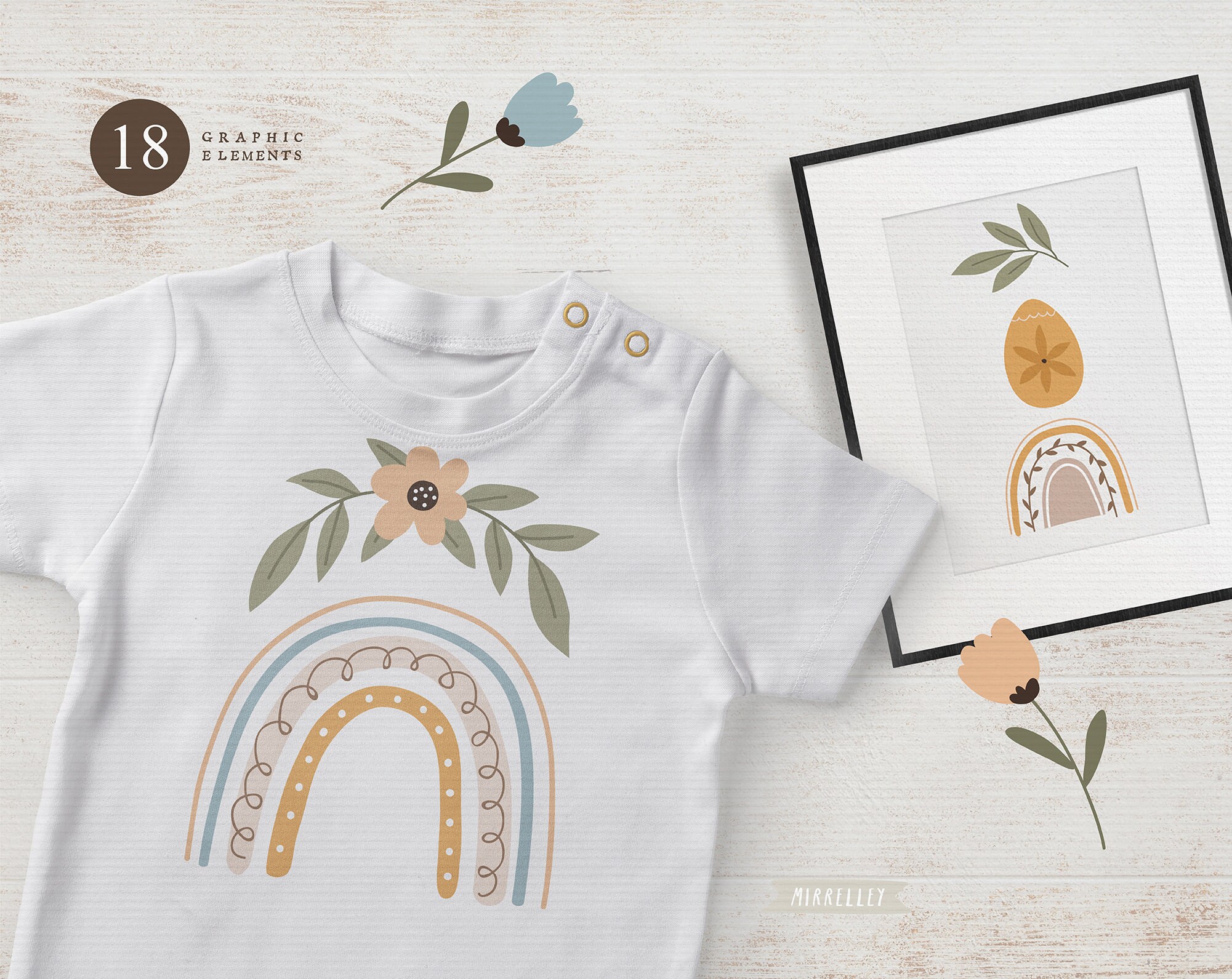 Boho Easter Clipart PNG Easter Egg SVG Files for Cricut - Etsy