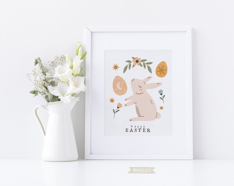 Boho Easter Clipart PNG Easter Egg SVG Files for Cricut - Etsy