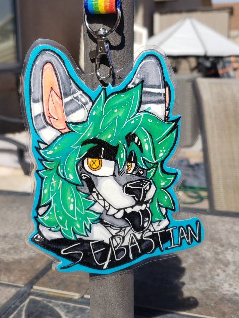 Custom Fursuit Furry Badges Commission | Etsy