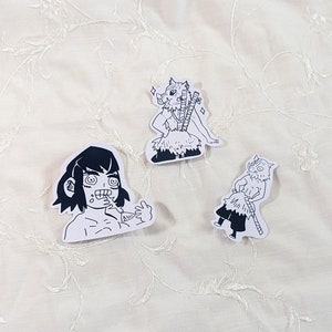 Inosuke Funny Manga Die-cut Stickers - Etsy