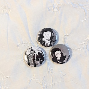 BSD Manga Character Pin Sets - VILLAINS SETS - Etsy