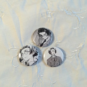 BSD Manga Character Pin Sets - VILLAINS SETS - Etsy