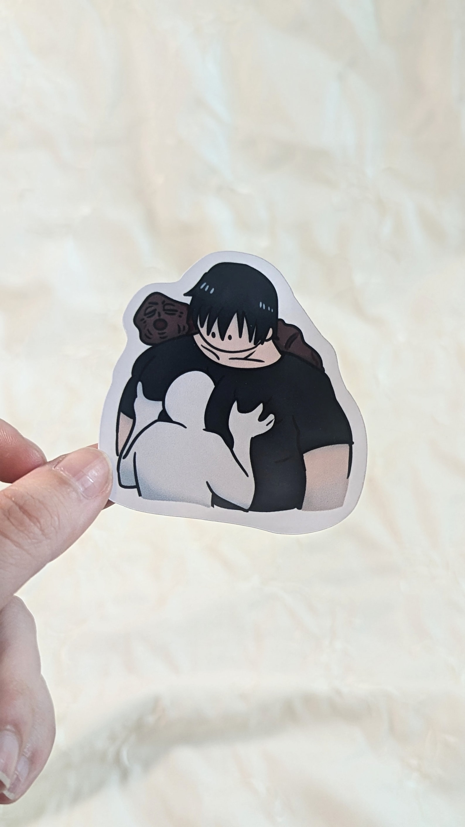 Toji Moobs Funny Die-cut Sticker - Etsy
