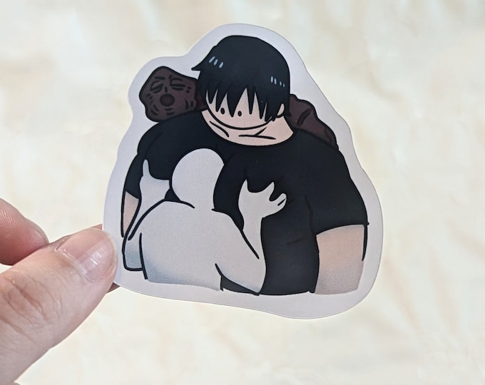 Toji Moobs Funny Die-cut Sticker - Etsy