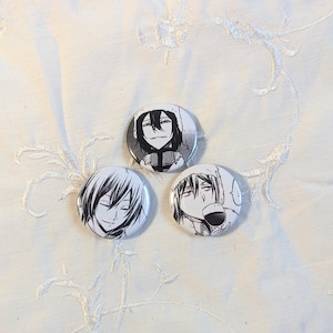 BSD Manga Character Pin Sets - VILLAINS SETS - Etsy
