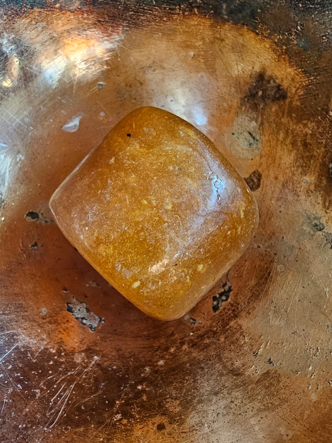 OLD Moroccan Berber Amber Resin Bead,vintage,handmade,ethnic,west ...