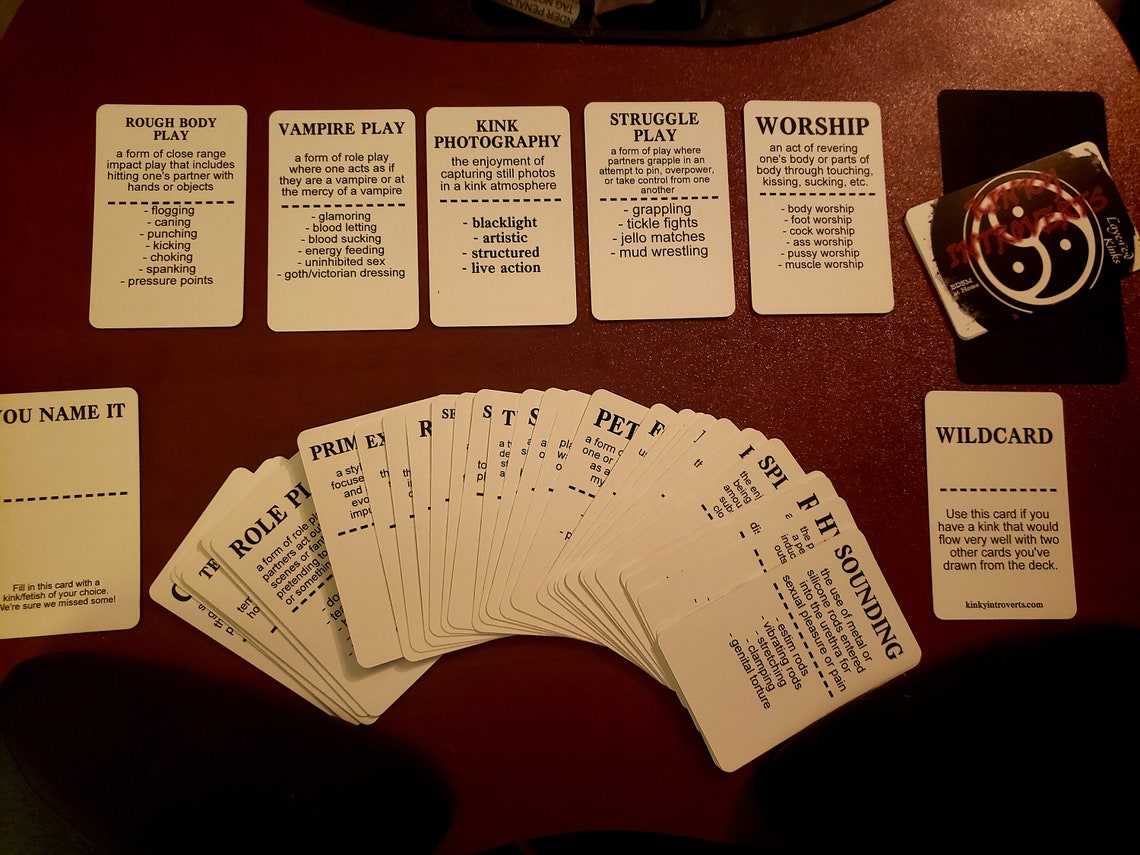 Layered Kinks BDSM Playing Cards - Etsy