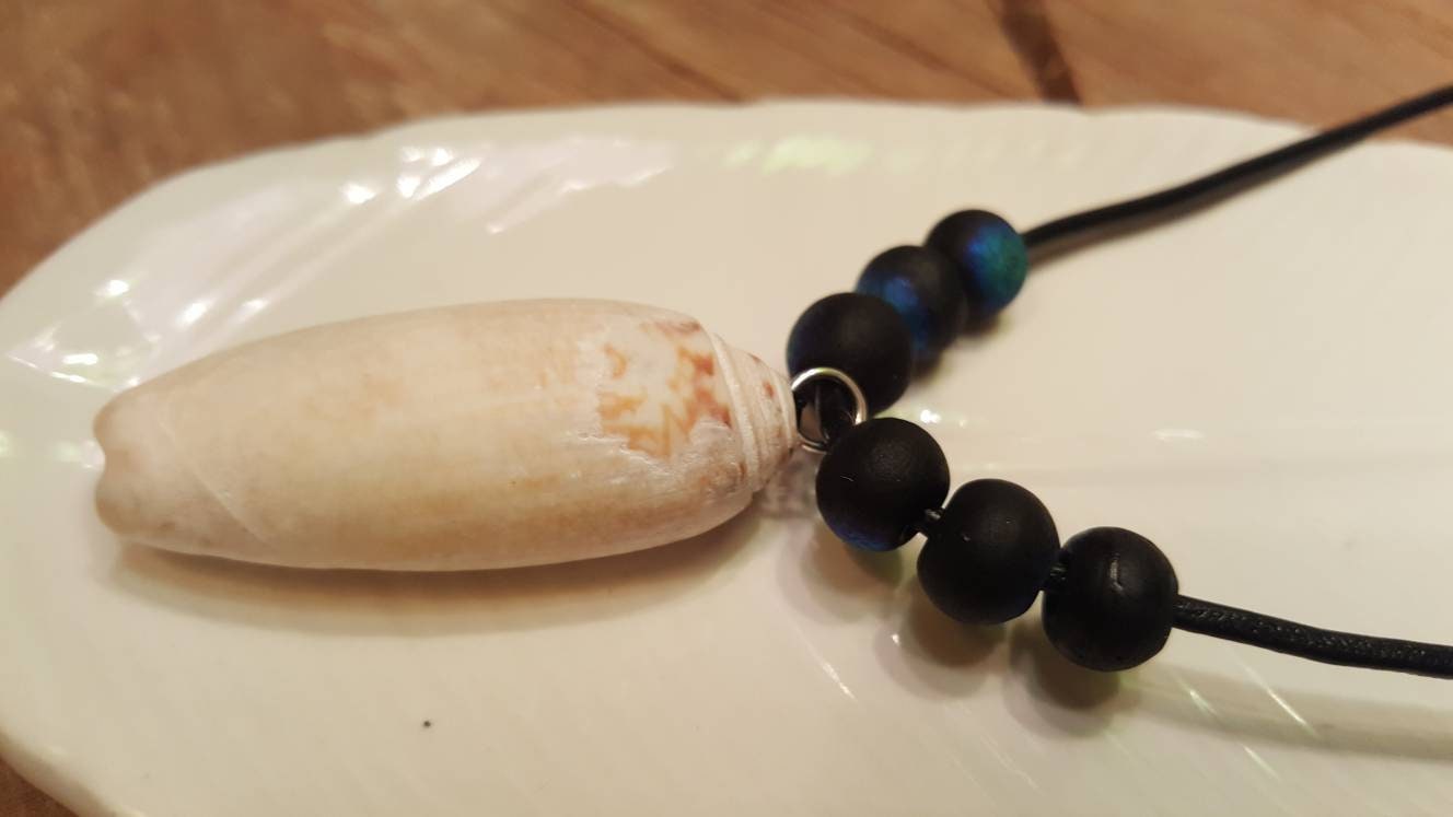 Original Sanibel Island olive shell necklace strength & | Etsy