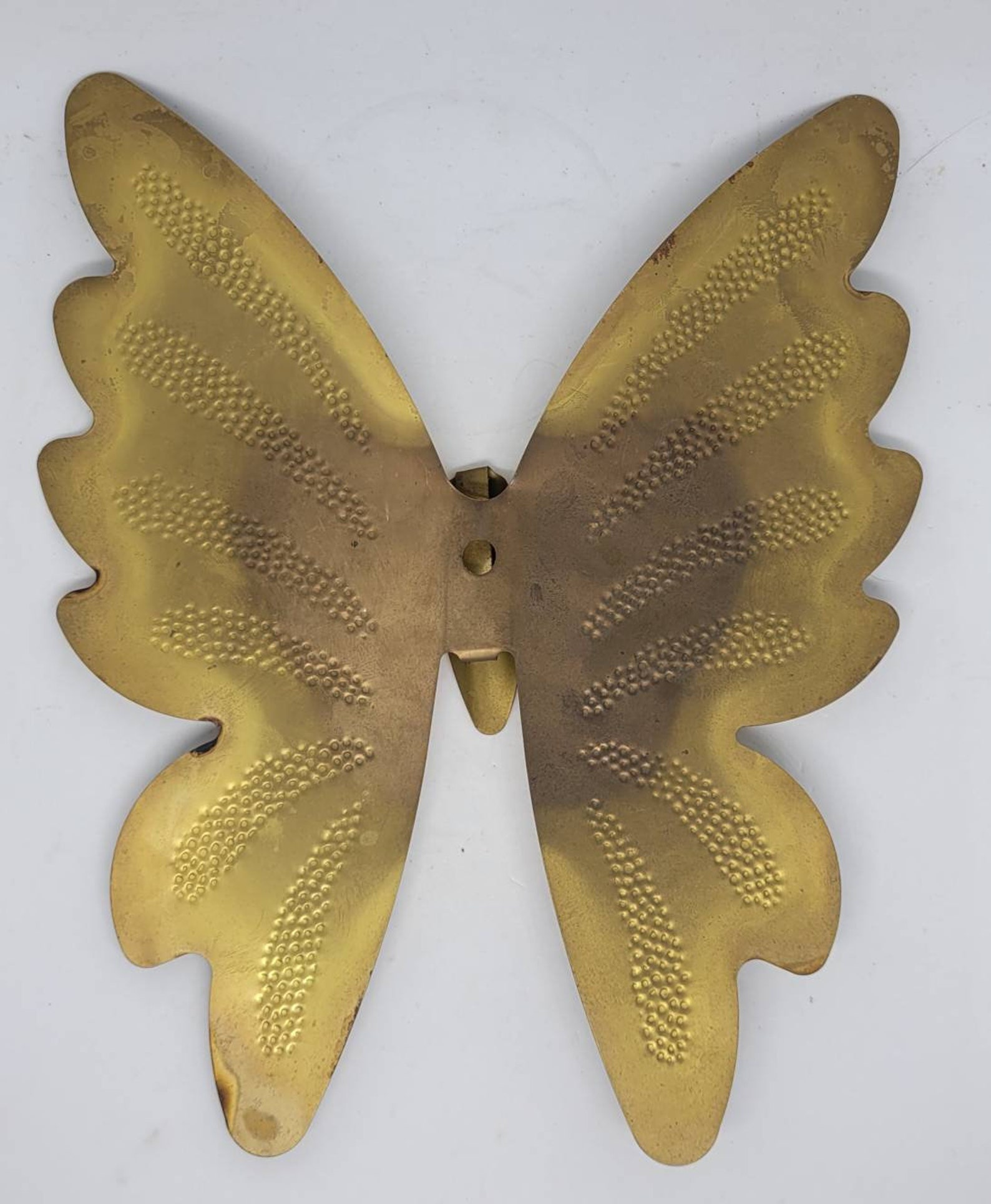 Vintage Set of 2 Homco Brass Butterfly Wall Hangings, Wall Decor, Wall ...