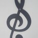 Vintage Metal Music Note Wall Decor Music Music Notes Wall - Etsy