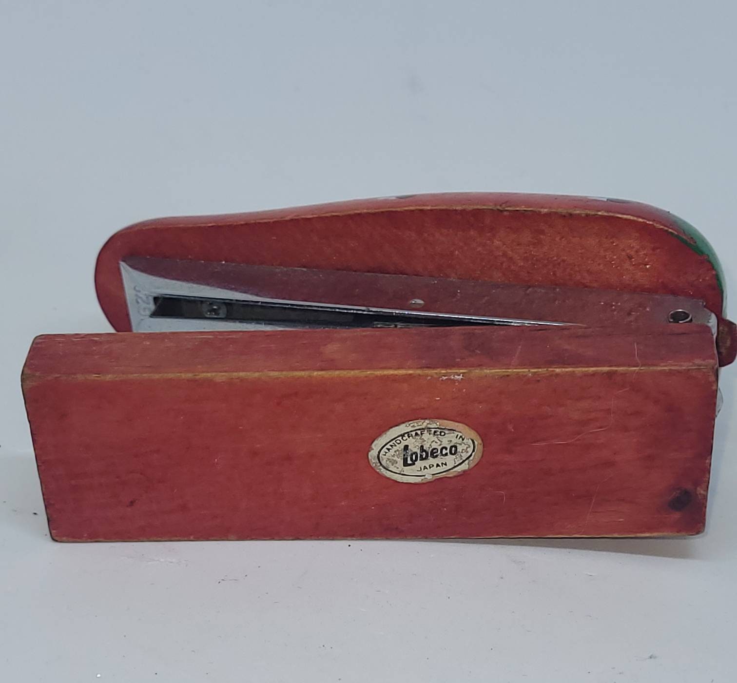 Vintage Lobeco Japan Strawberry Wood Stapler, Office Supplies, Staplers ...