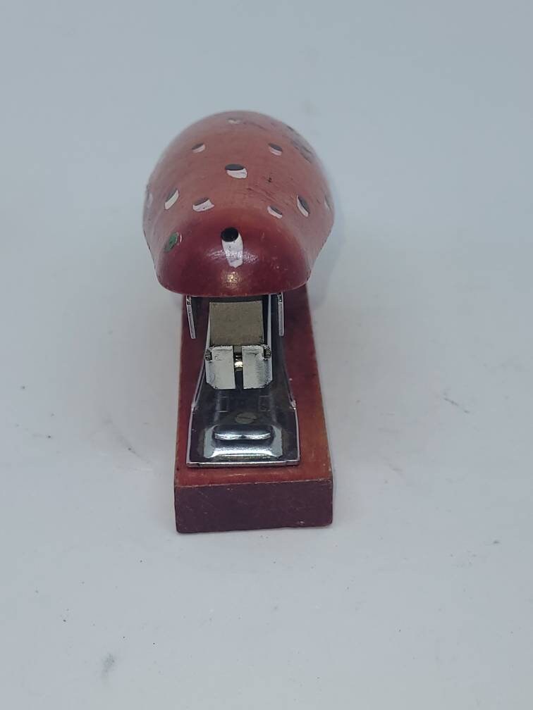 Vintage Lobeco Japan Strawberry Wood Stapler, Office Supplies, Staplers ...
