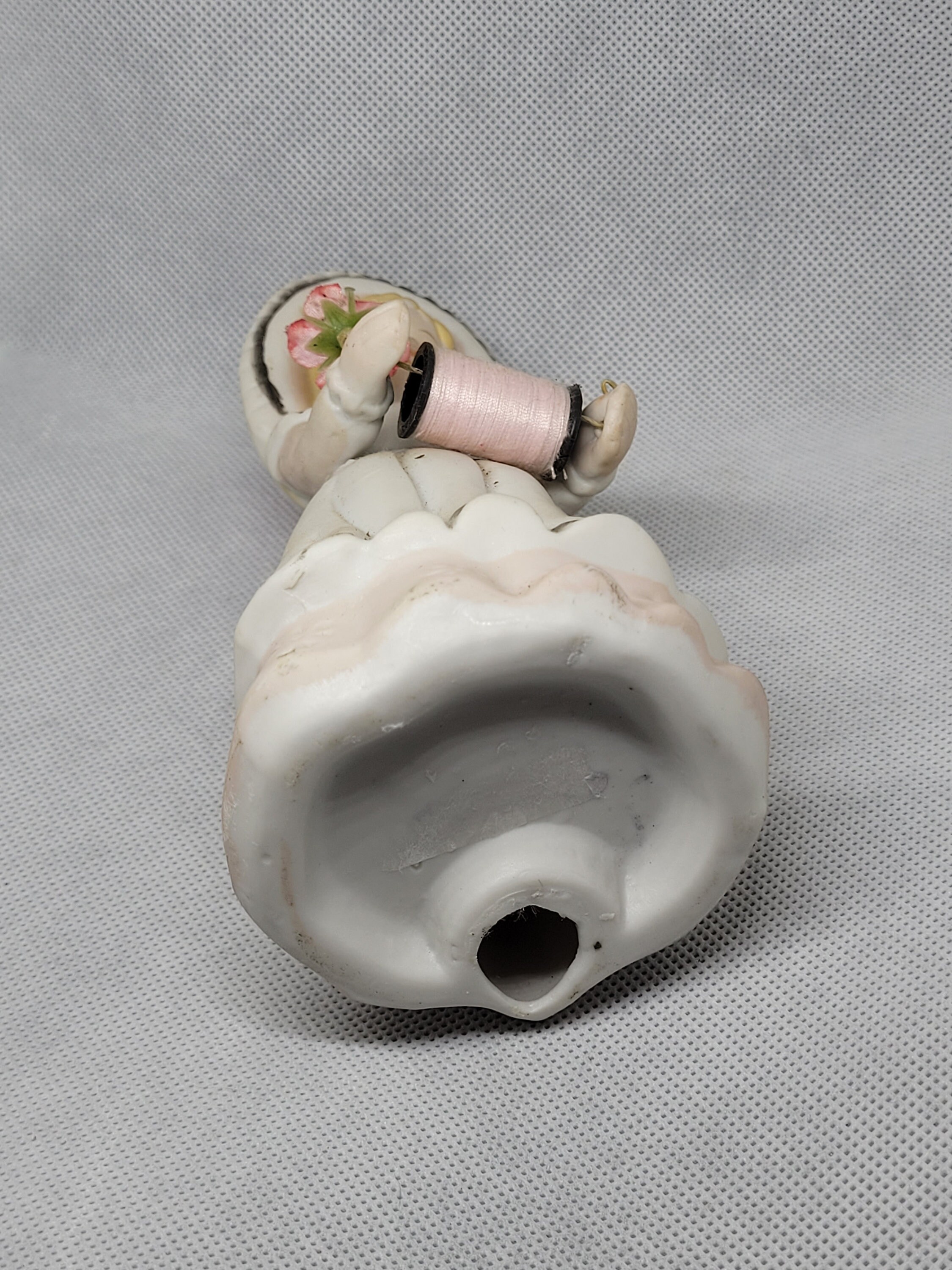 Vintage Porcelain Sewing Girl Figurine - Etsy