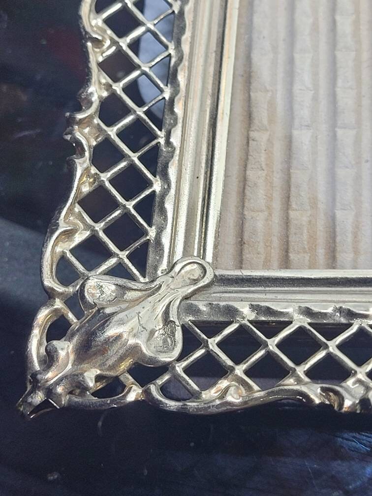 Vintage Art Neuvo Filigree Ornate Metal 8x10 Picture Frame - Etsy