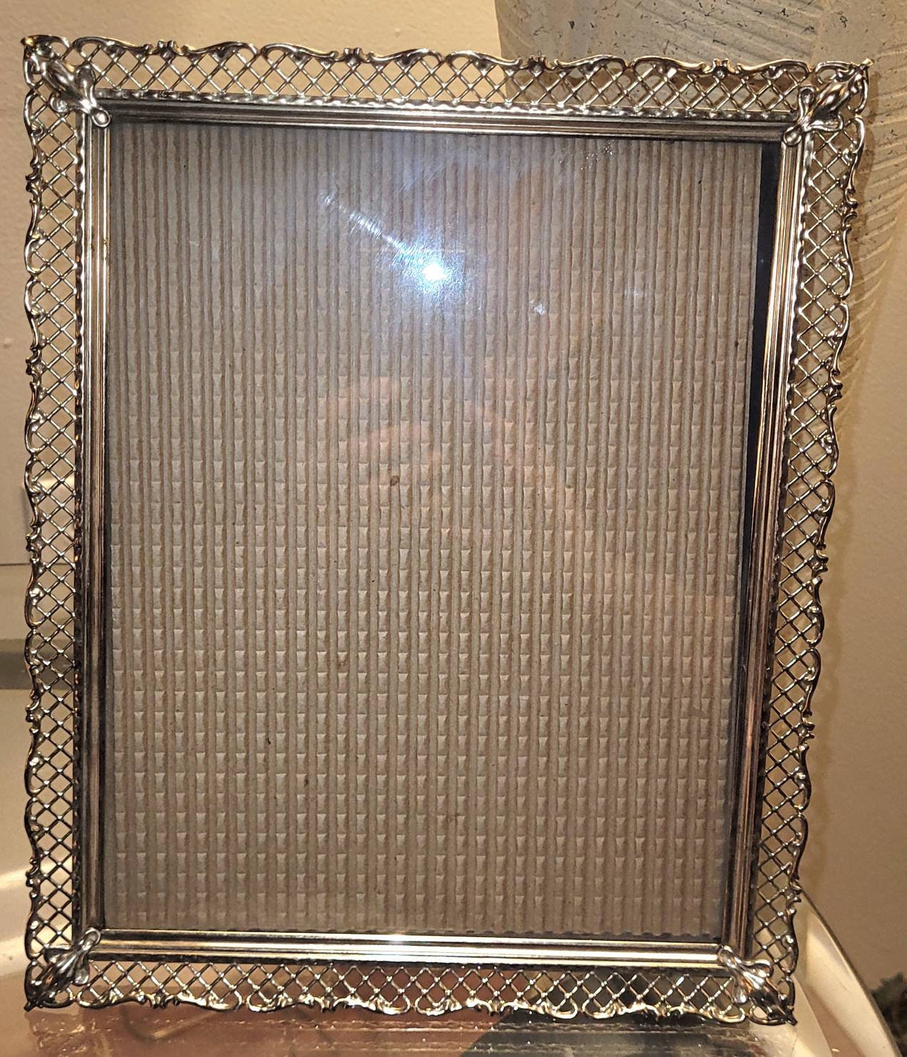 Vintage Art Neuvo Filigree Ornate Metal 8x10 Picture Frame - Etsy