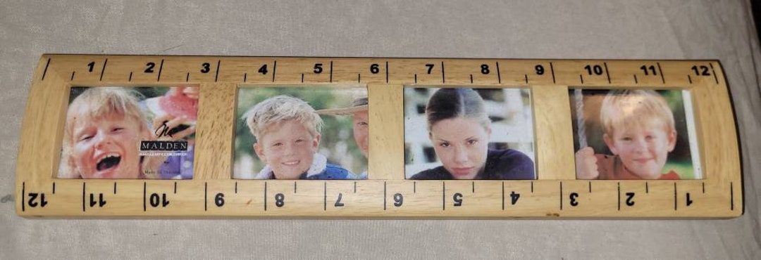 Vintage Ruler Wall Picture Frame, Photo Frames, Picture Frames, Wall ...
