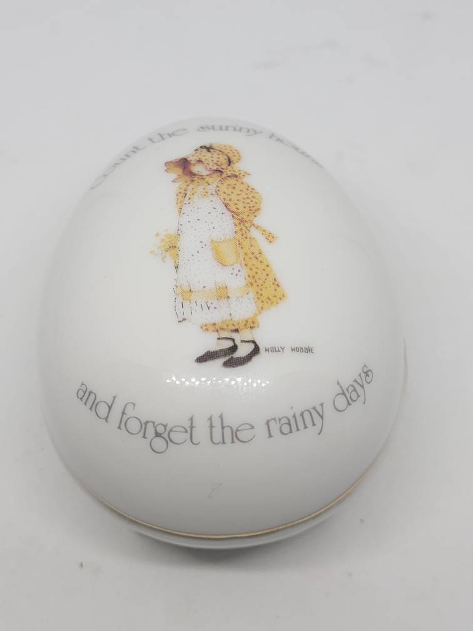 Holly Hobbie, Vintage, Trinket Box, Jewelry, Porcelain Trinket Box ...