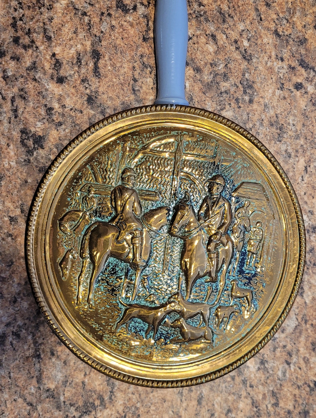 Vintage Copper England Made Wall Pocket. Pic Depicts Men in a Pub. Made ...