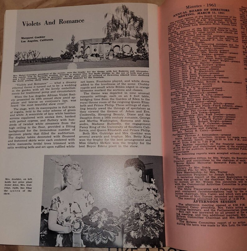 Vintage, African Violet Magazine, Flowers, Vintage Magazines, African ...