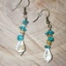 Genuine Mini Conch Shells With Aqua Apatite Gemstone and Cut - Etsy