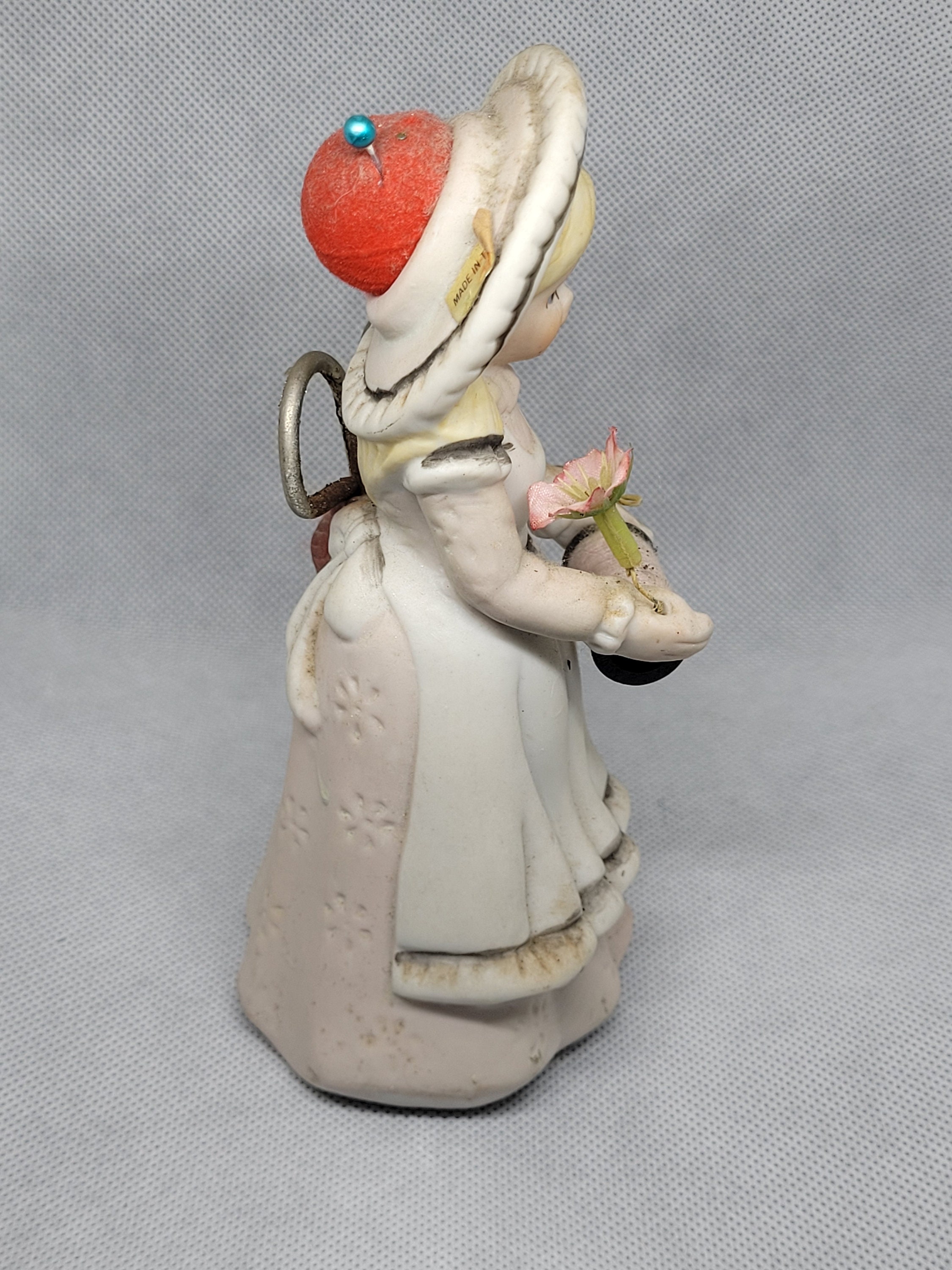 Vintage Porcelain Sewing Girl Figurine - Etsy