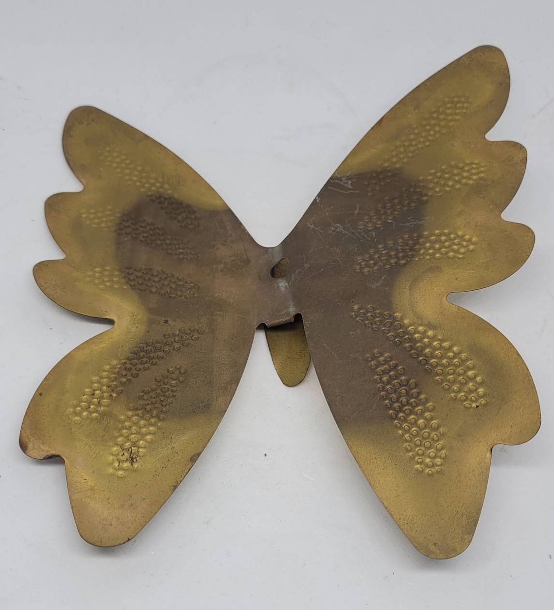 Vintage Set of 2 Homco Brass Butterfly Wall Hangings, Wall Decor, Wall ...