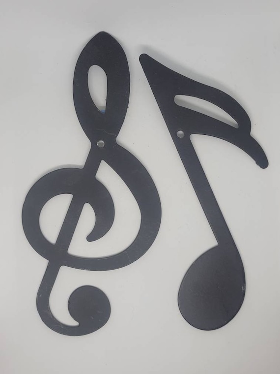 Vintage Metal Music Note Wall Decor Music Music Notes Wall | Etsy
