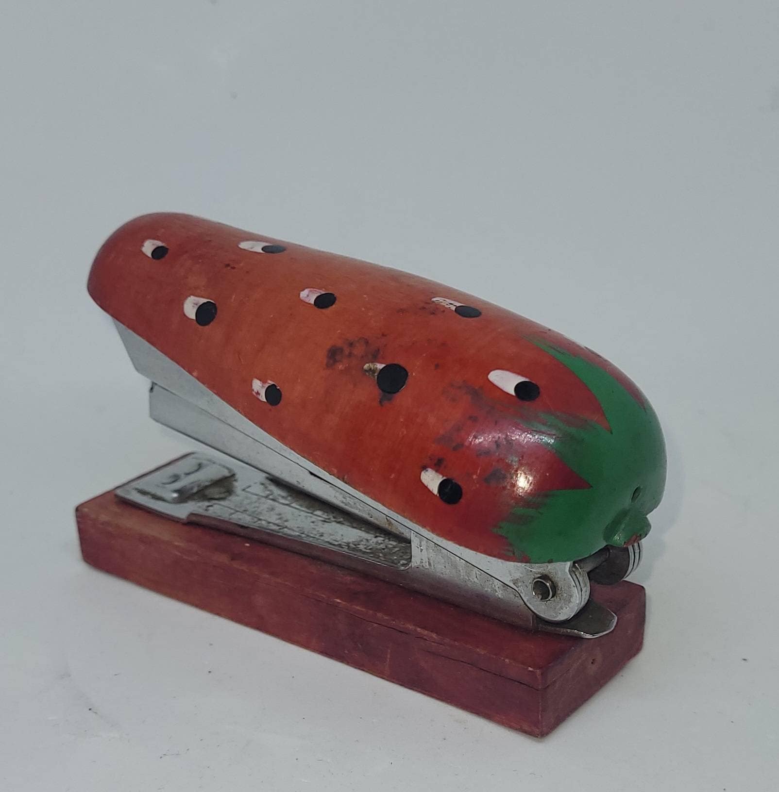 Vintage Lobeco Japan Strawberry Wood Stapler, Office Supplies, Staplers ...