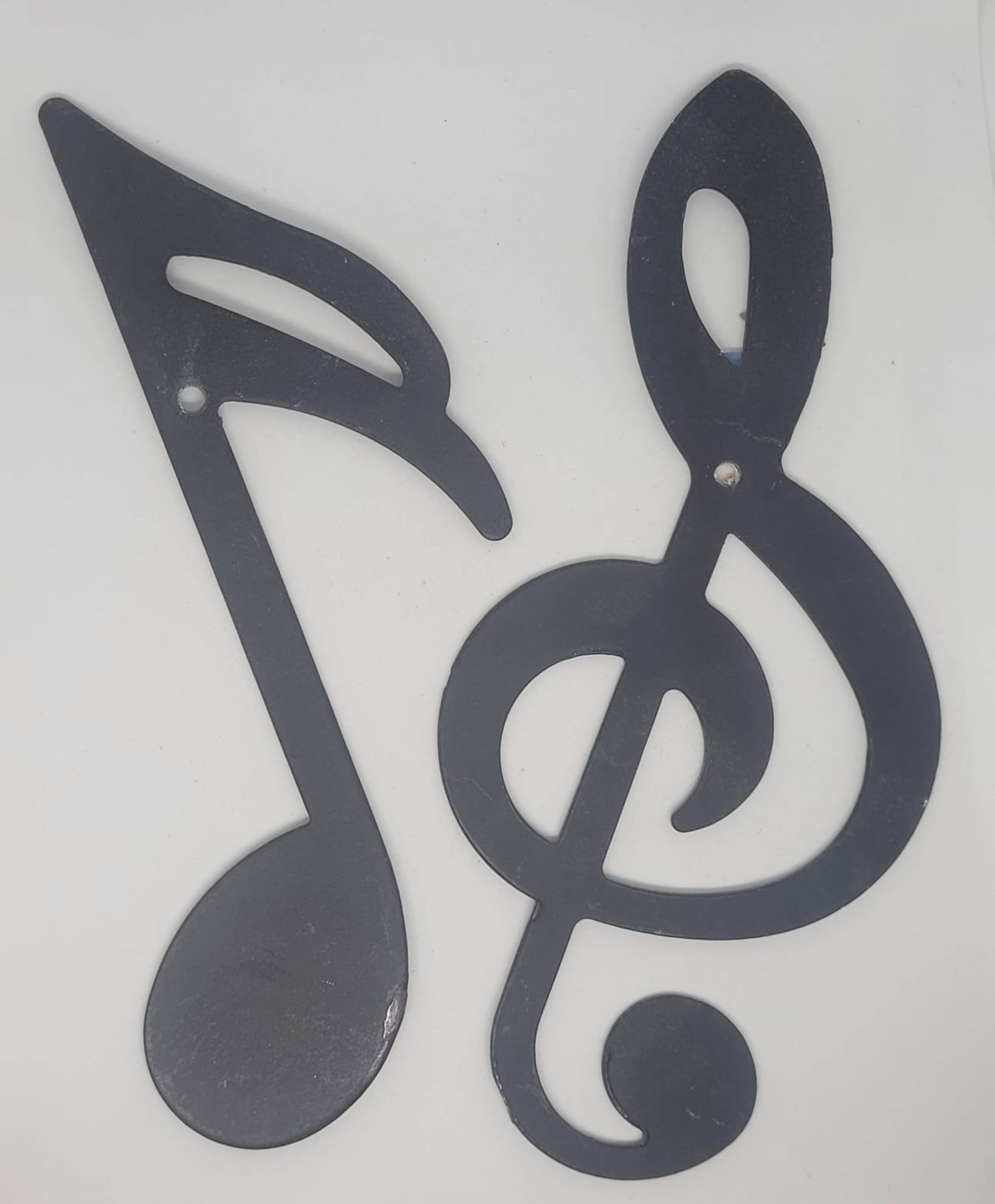 Vintage Metal Music Note Wall Decor Music Music Notes Wall - Etsy