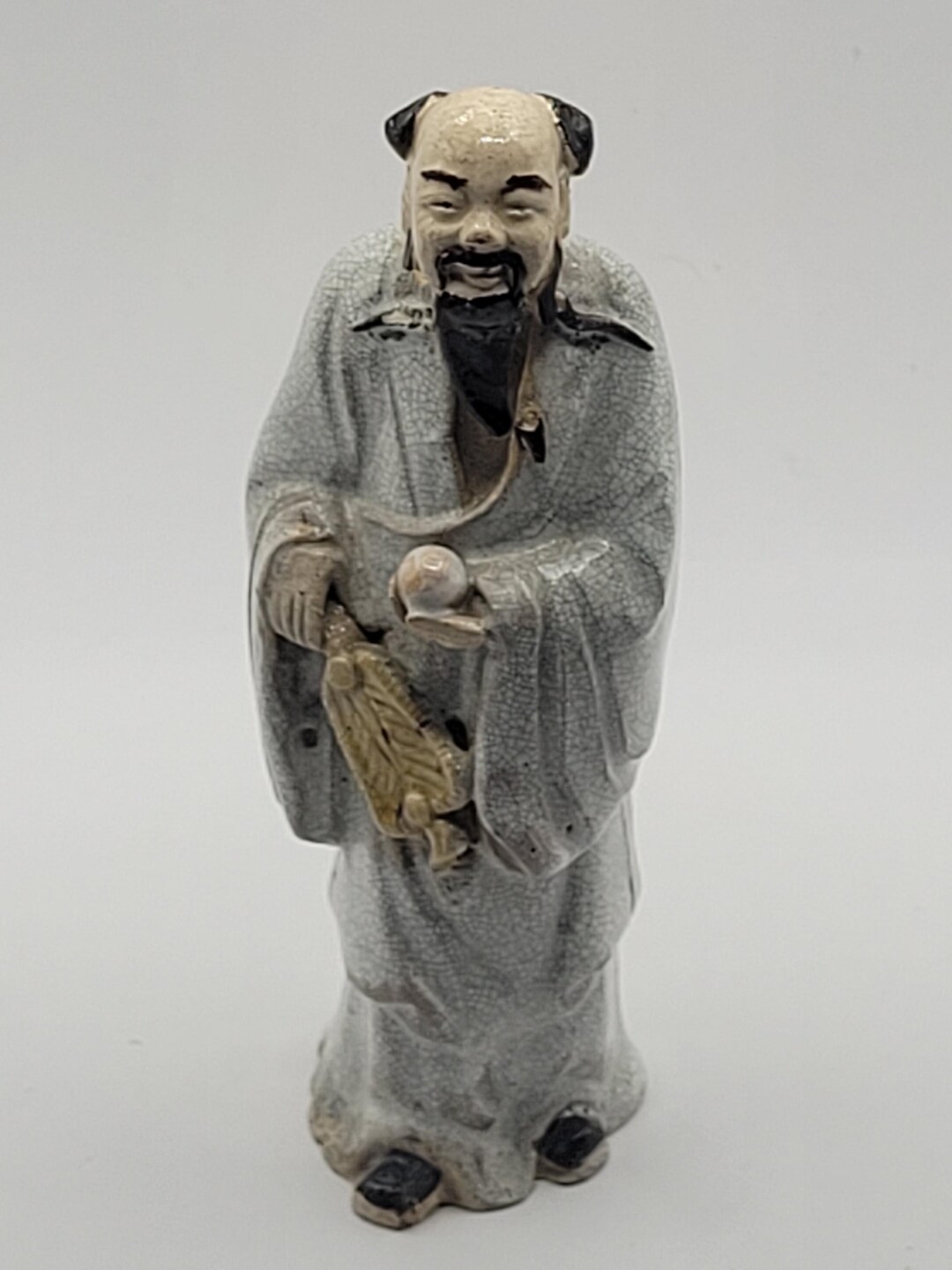 Antique 1890's China Pottery Asian Mud Man - Etsy
