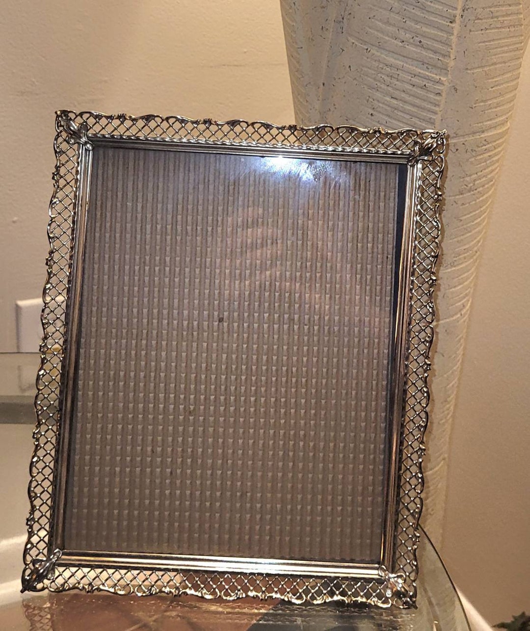 Vintage Art Neuvo Filigree Ornate Metal 8x10 Picture Frame, 8x10 Frames ...