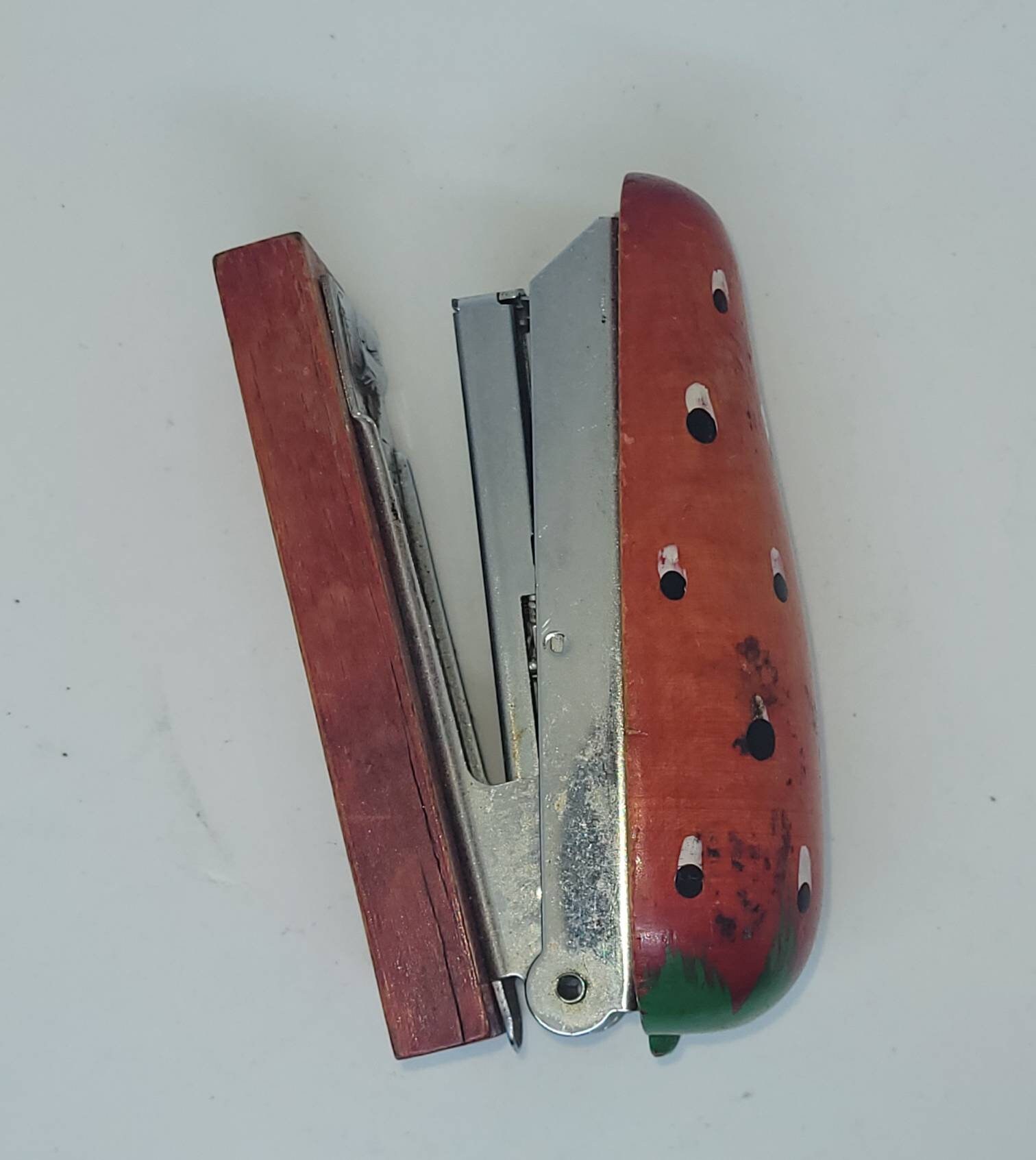 Vintage Lobeco Japan Strawberry Wood Stapler, Office Supplies, Staplers ...
