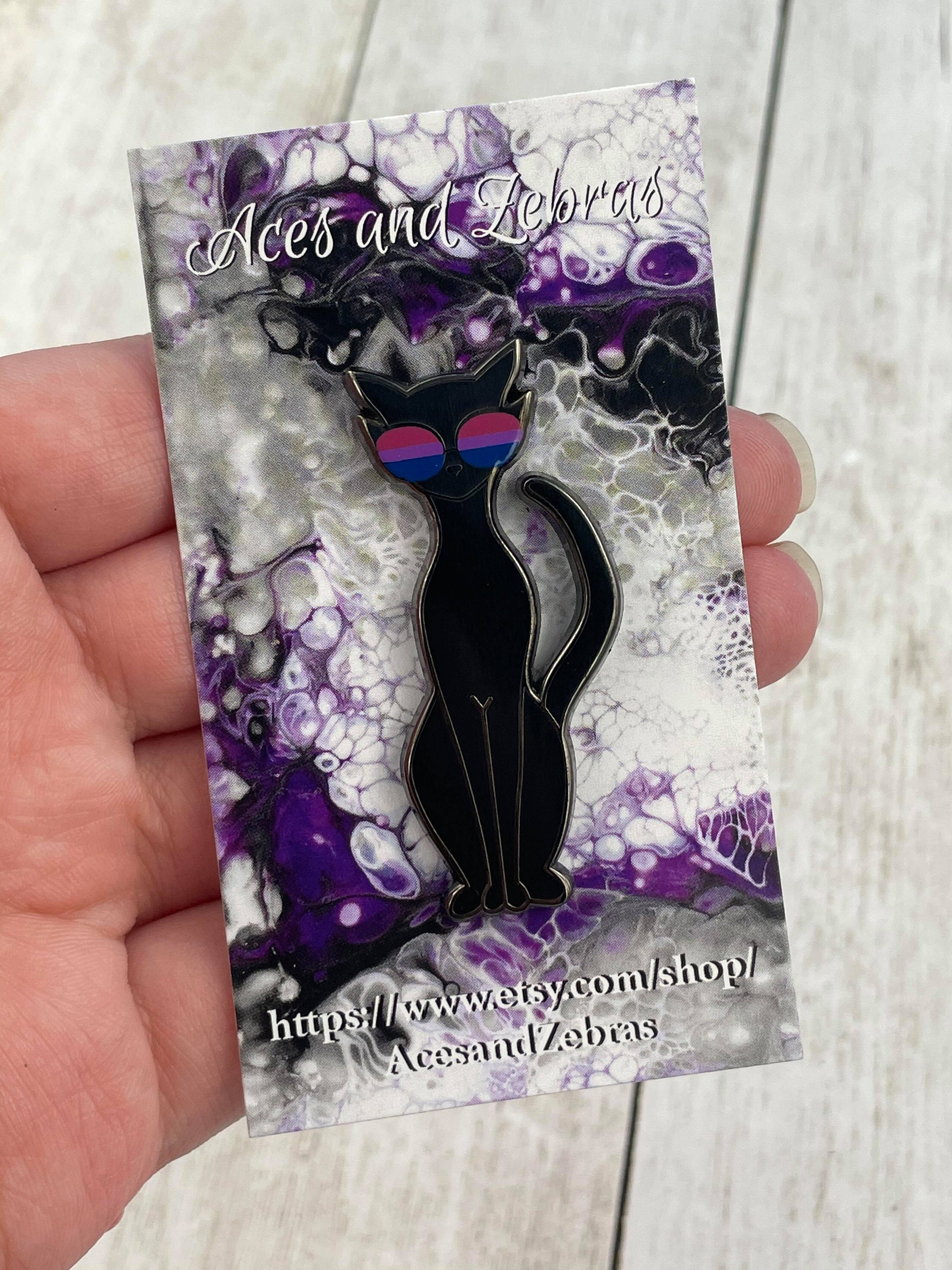 Assorted Pride Cat Hard Enamel Pins | Etsy