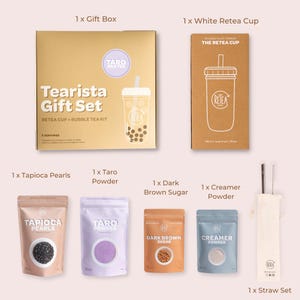 Taro Milk Tea Bubble Tea Kit for Weddings and Anniversaries | the ...