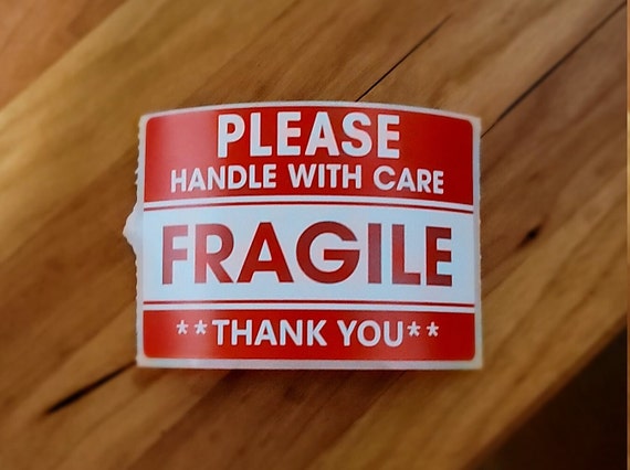 Handle With Care Sticker