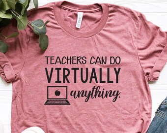 Virtual Teacher Shirts - Etsy