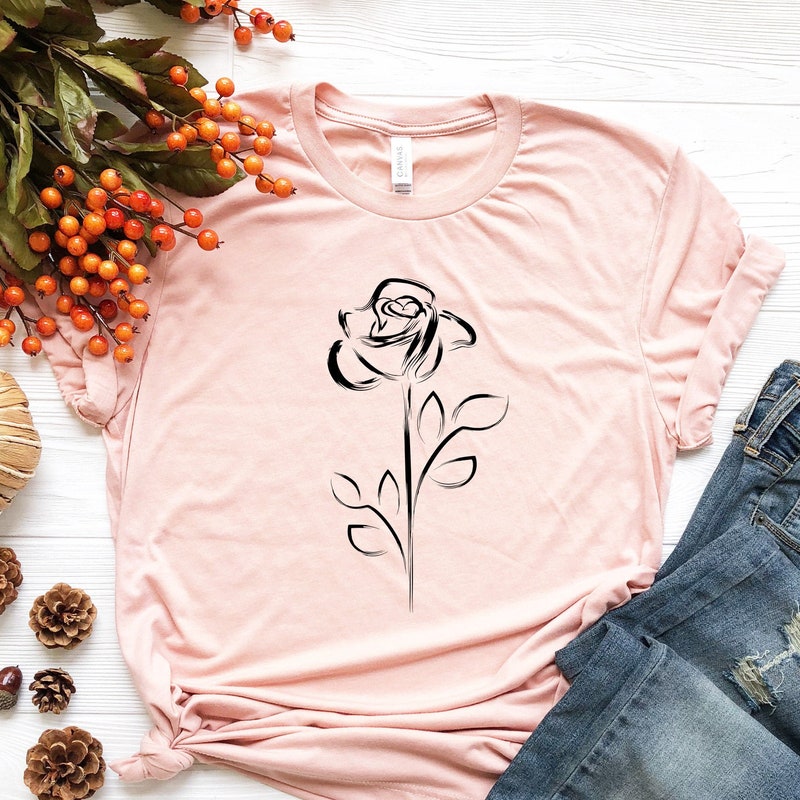 Rose T Shirts Men - Etsy