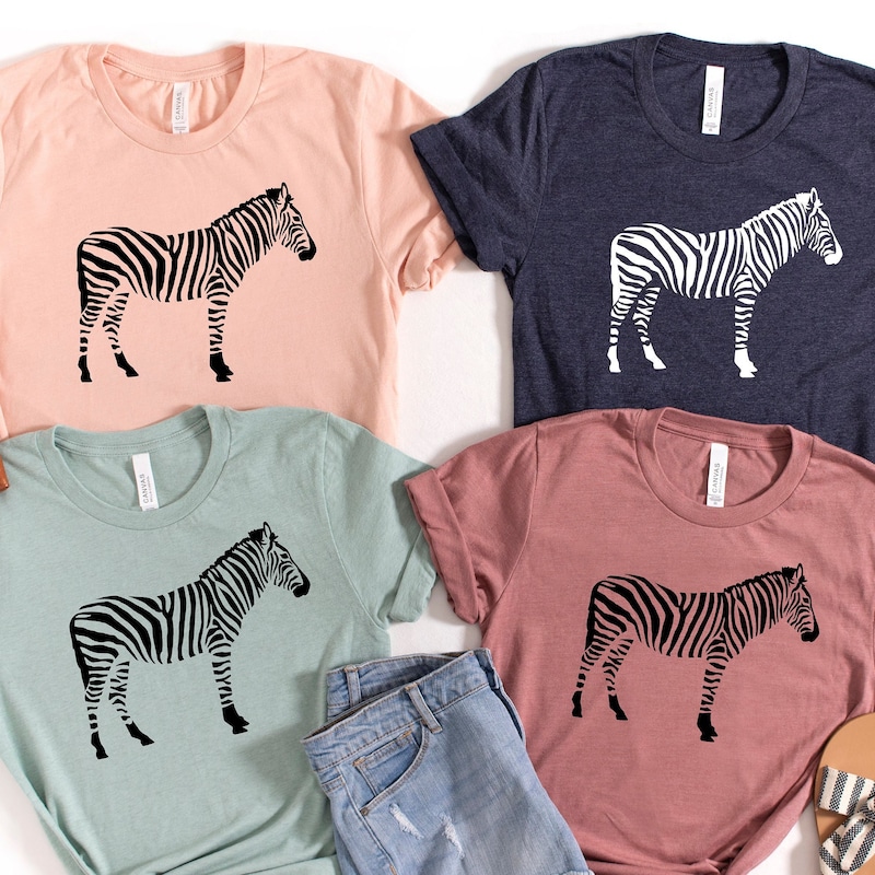 Zebras Print Shirt - Etsy