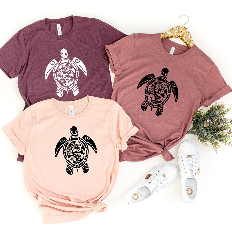Turtle Mandala Tee Shirt - Etsy