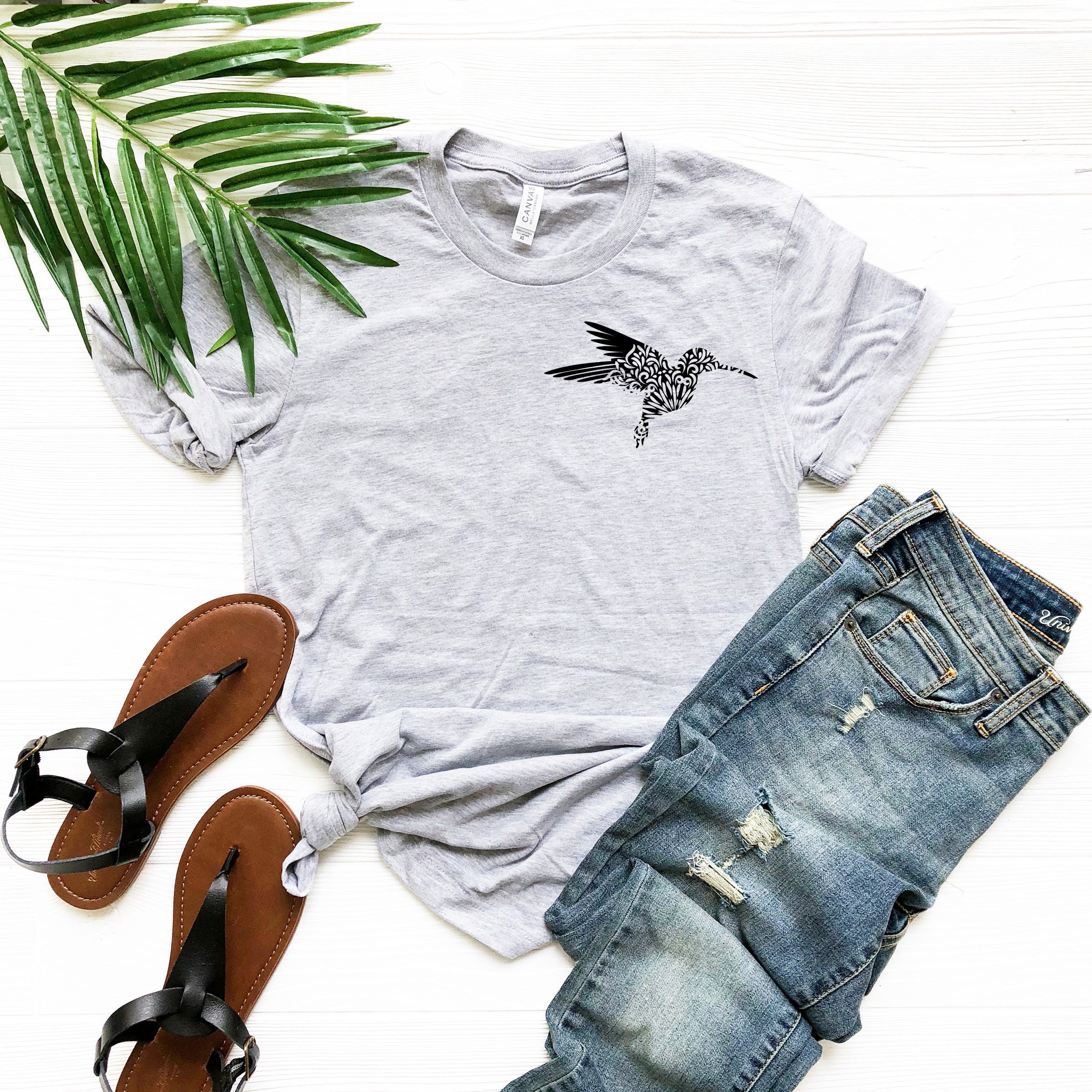 Hummingbird Shirt Floral Hummingbird Shirt Bird Lover Bird - Etsy