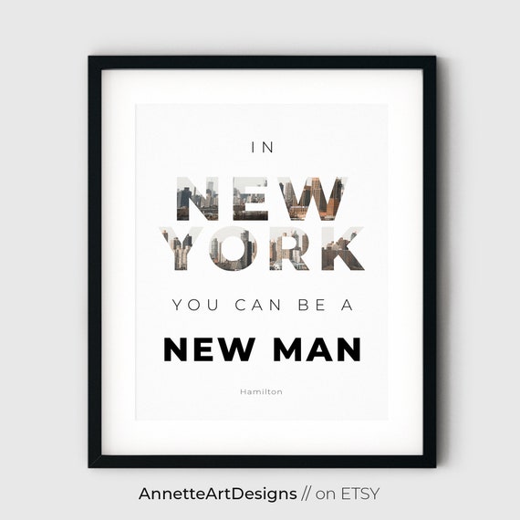 Hamilton Musical Quote Poster Printable Wall Art Home Decor | Etsy