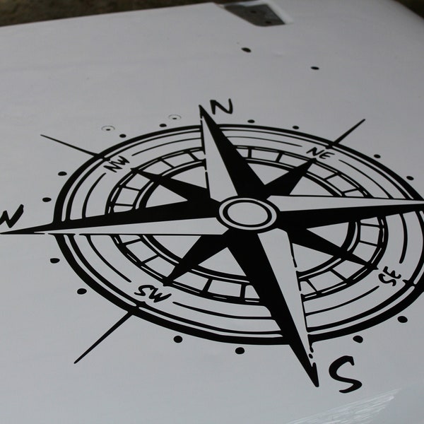 Compass Decal - Etsy