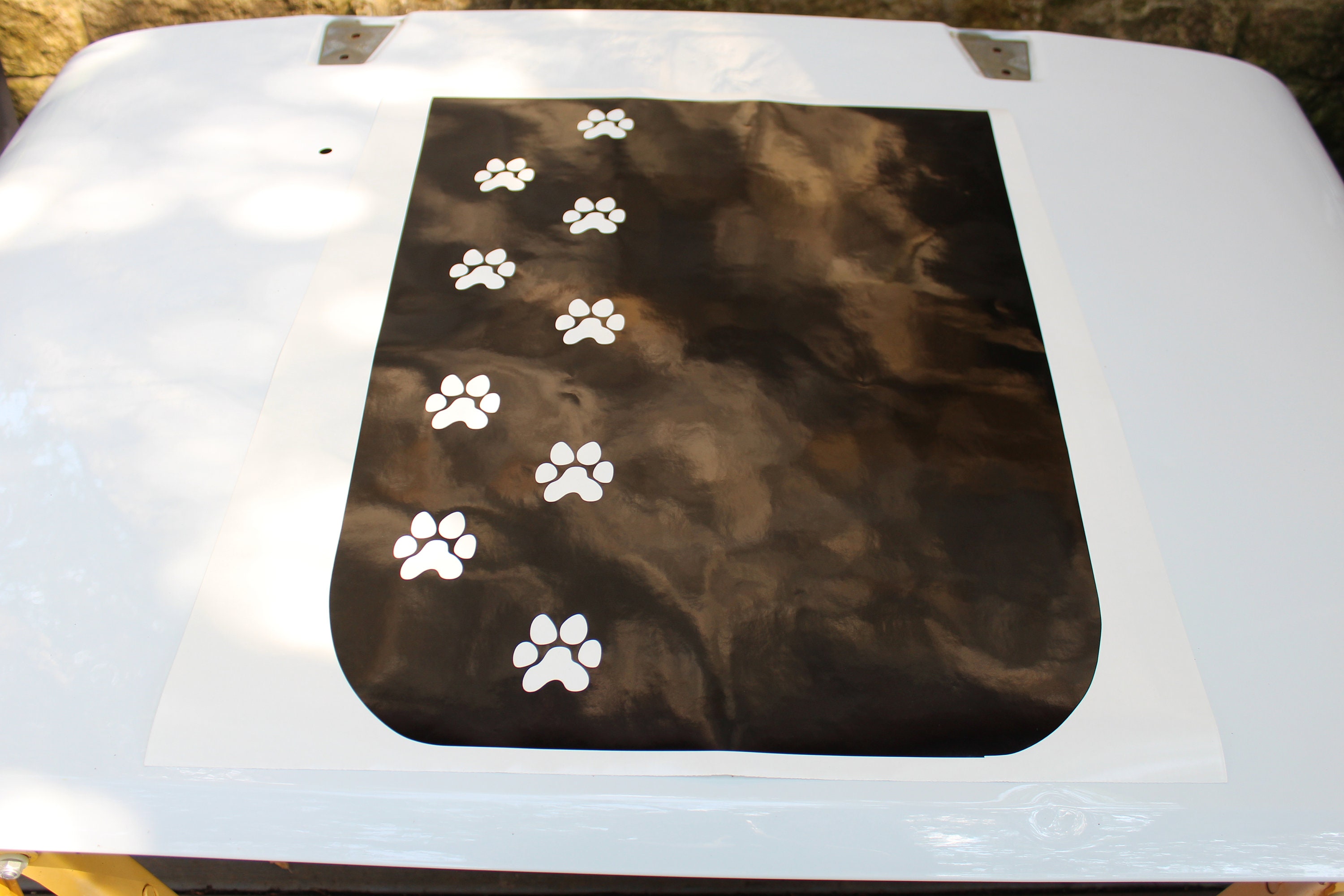 Paw Print Out Hood Decal Compatible With 2015 to Current Jeep - Etsy