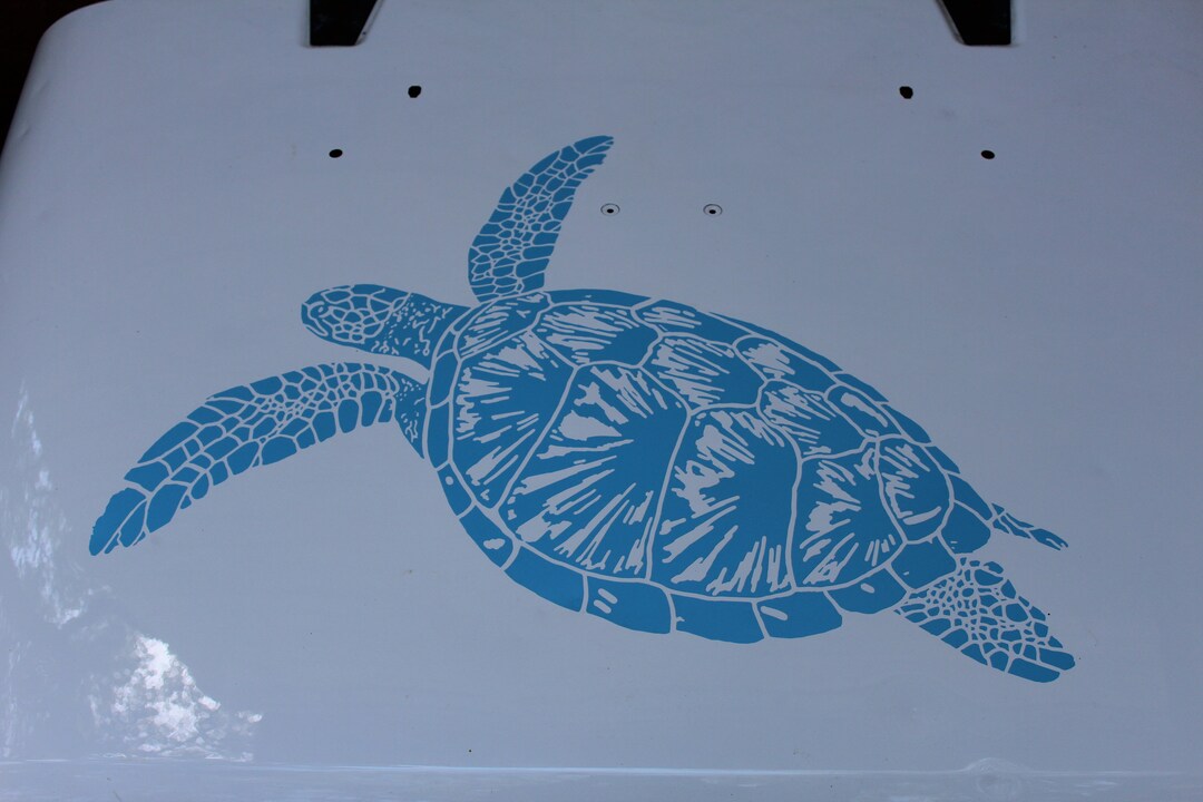 Star Burst Sea Turtle Hood Decal for Car, Truck, RV or Jeep - Etsy