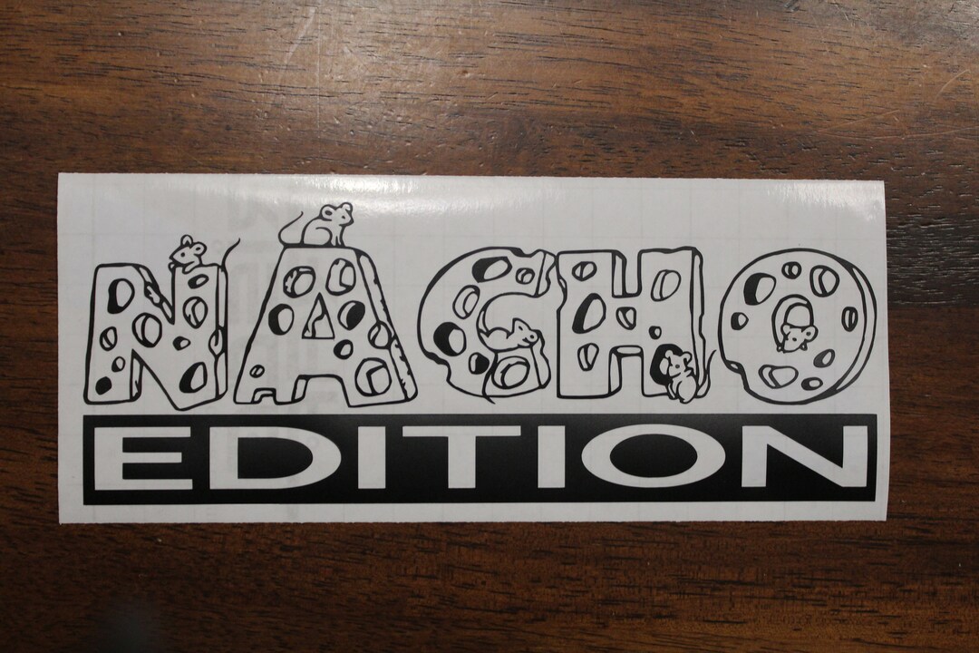Nacho Edition Decal With Mice for Nacho Colored Jeep - Etsy