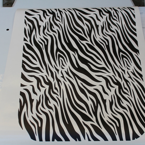 Zebra Print Decal - Etsy